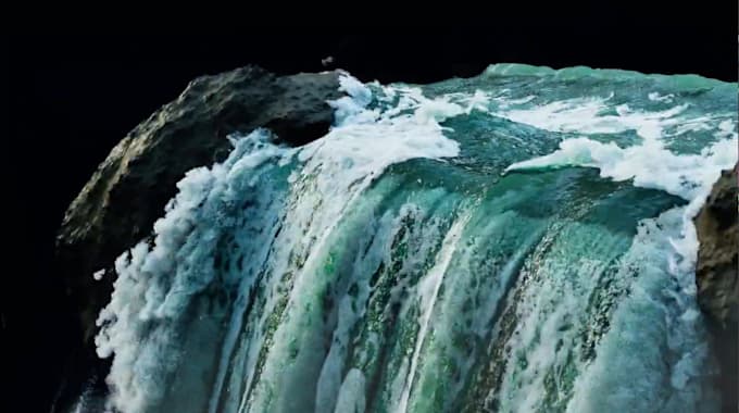 Render realistic 3d water simulation, liquid animation, vfx water ...