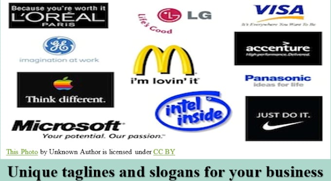 Create unique taglines or slogans for your business by R_v_d_s_ | Fiverr