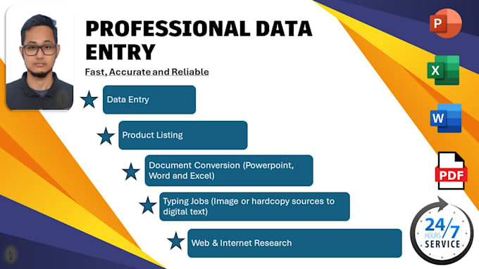 Do data entry, copy paste, research, and document conversion by ...