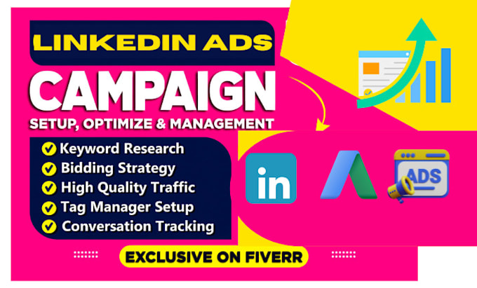 Setup linkedin ads ppc campaign for higher sales by advertising by ...