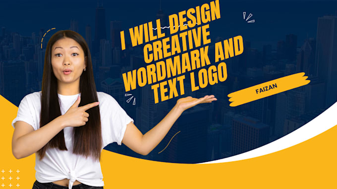 Design creative wordmark and text logo by Faizan6194 | Fiverr