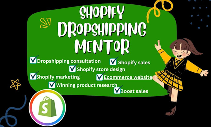 Be your shopify dropsipping marketing, store design and redesign mentor by Elitecalvin | Fiverr