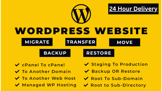 Migrate, backup, transfer, restore or clone wordpress website in hours ... Migrate, backup, transfer, restore or clone wordpress website in hours ...