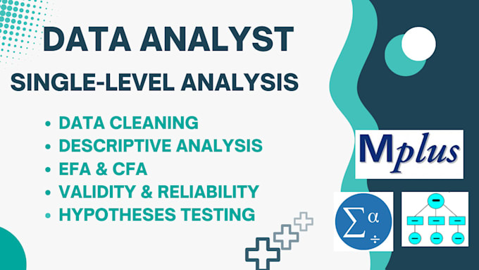 Do data analysis using spss amos and mplus by Data_mindscape | Fiverr