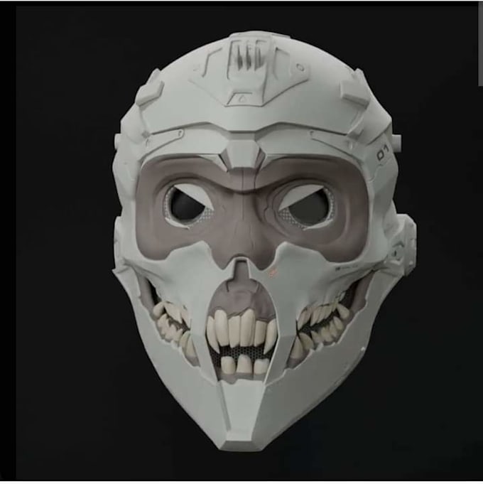 Create 3d halloween mask,3d helmet,3d cosplay, halloween costume for 3d ...
