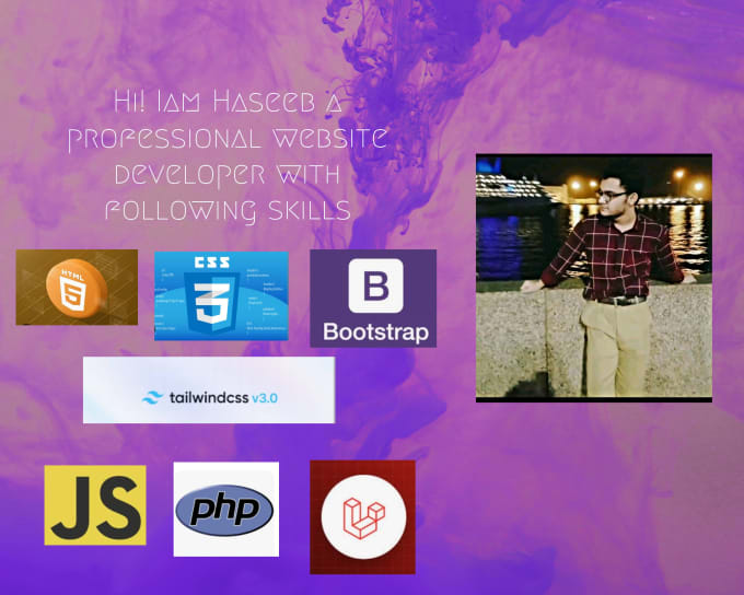 Create A Responsive Design Websites With Using Html Css Bootstrap Js Php Laravel By Haseeb1762