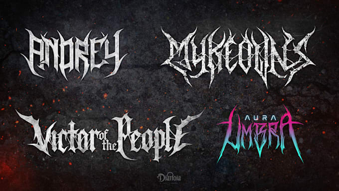 Design an extreme or death metal logo by Anglcamilo | Fiverr
