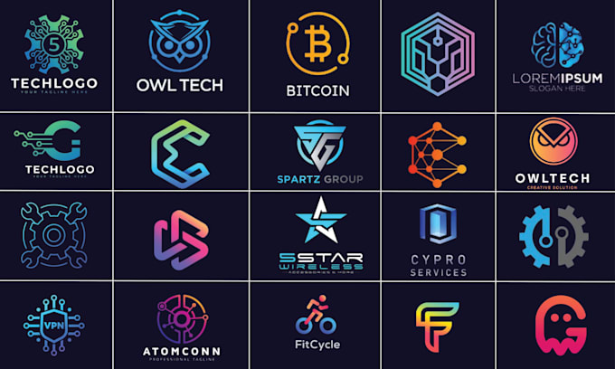 Do modern minimalist startup, tech, and crypto logo design by ...