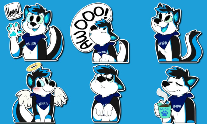 Draw Telegram Stickers Furry Nsfw Discord Crypto Stickers Animated Stickers By Abestmrt