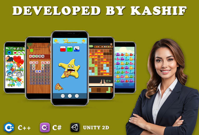 Develop 2d games for mobiles and pc in unity by Mohammadkash999 | Fiverr