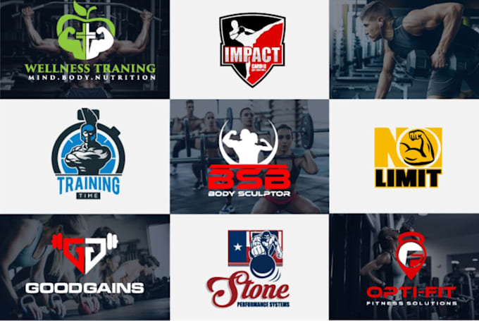Design modern sports gym athlete fitness logo by Kase_emerson | Fiverr