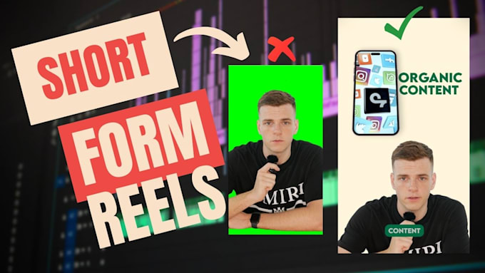 Edit short form engaging reels for yt insta tiktok business by Hibbaan ...