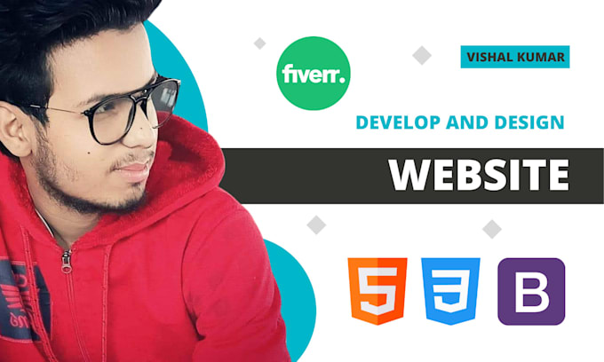 Develop responsive website with html, css, bootstrap by Vishal_kumar786 ... Develop responsive website with html, css, bootstrap by Vishal_kumar786 ...