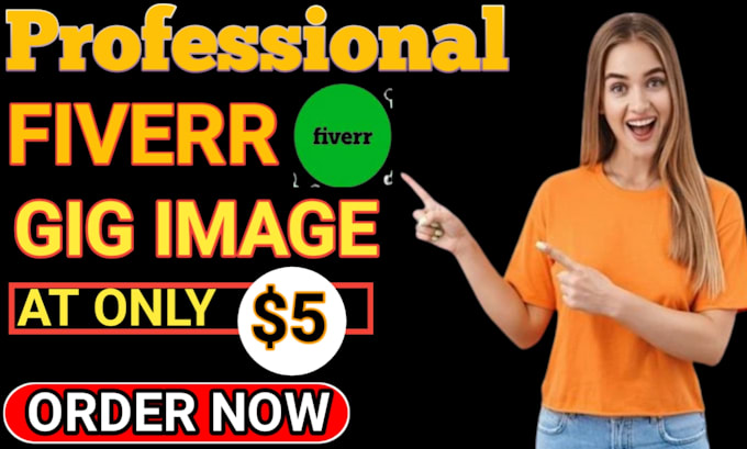 Design fiverr gig image and gig thumbnail cover by Aleem427 | Fiverr