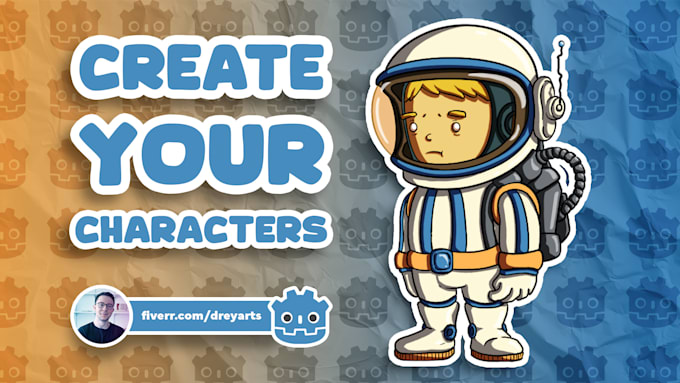 Design 2d characters for your godot game by Dreyarts | Fiverr