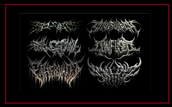 Create custom death metal logo for your band by Setyhirleyr_fu | Fiverr