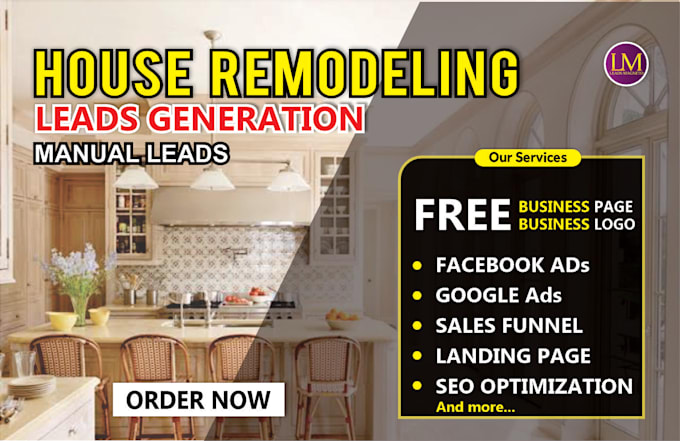 Generate converting home remodeling leads home improvement home repair ...