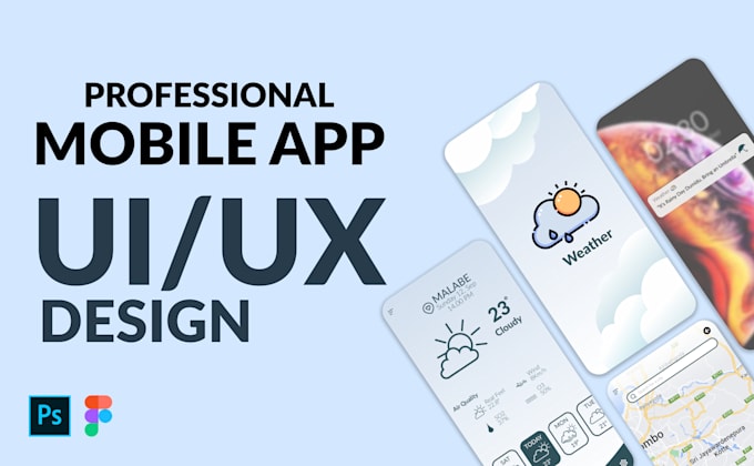 Design creative mobile ui with wireframe using figma by Abisheka05 | Fiverr