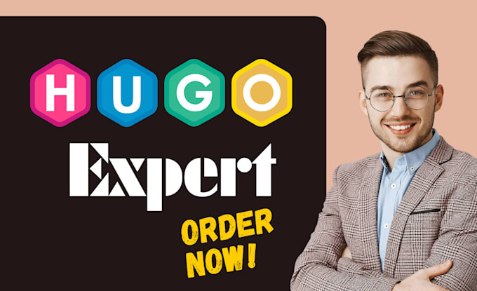 Develop a static website on hugo and host it on netlify by Ideogram ...