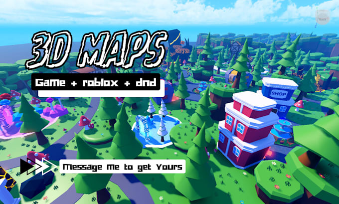 Develop roblox map, game map, fantasy map, dnd map for rpg dnd tabletop ...