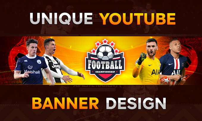 Do youtube banner and logo for football and sports channel by Smart ...