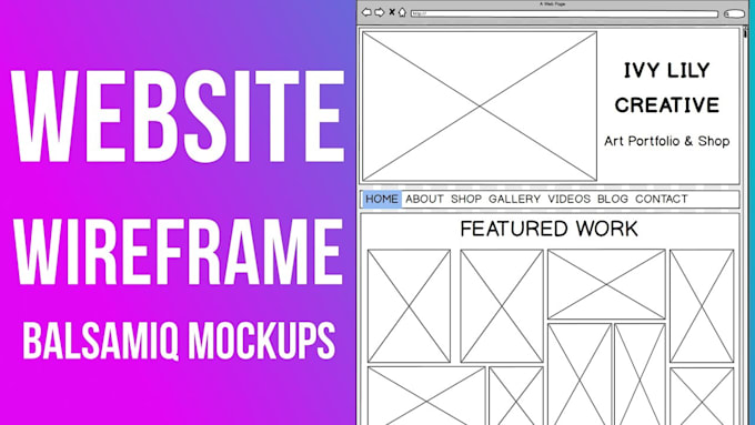 Design low fidelity wireframe mockups and prototypes for web, apps in ...