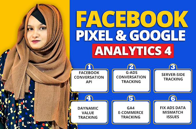 Setup google analytics 4 facebook pixel conversion api ga4 ecommerce tracking by Summayassasmin ...