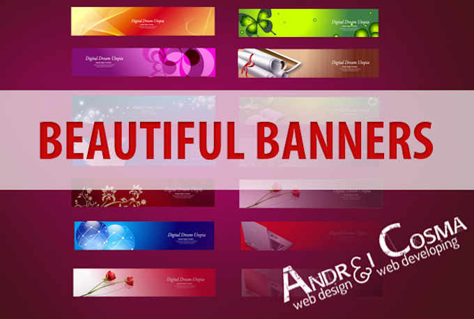 Do beautiful and good looking banners by Cosmaandrei | Fiverr