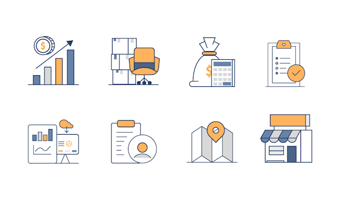 Design outline,crisp vector line custom svg icon set by Daniyalpitafi21 ...