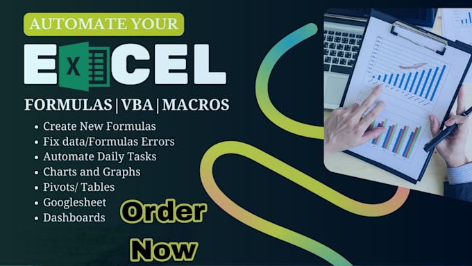 Create Custom Template Project Excel Macros And Vba Spreadsheet Kpi Dashboard By Niasc0tt Fiverr
