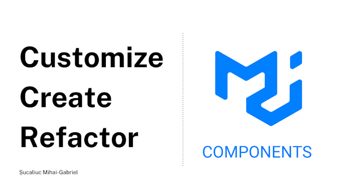 Convert design into react or material ui component by Mihaigabriel7 | Fiverr