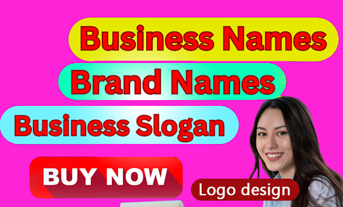 Create catchy business name, brand name, product name, tagline and logo by Elizabeth_2324 | Fiverr