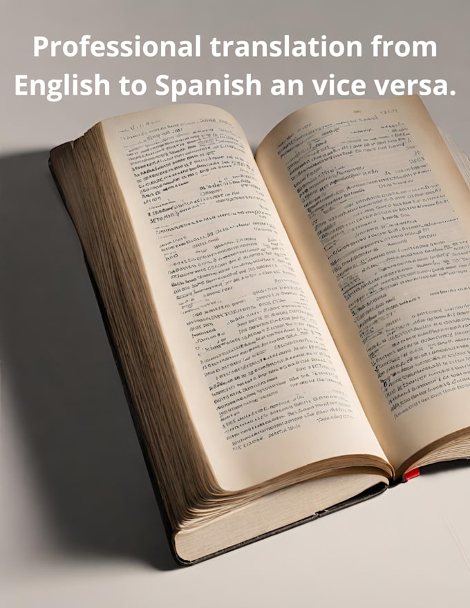 Manually translate english to spanish and vice versa by Plessart | Fiverr