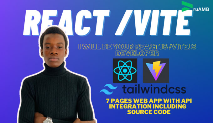 Be Your Reactjs Vitejs And Tailwindcss Frontend Developer By Druxamb Fiverr