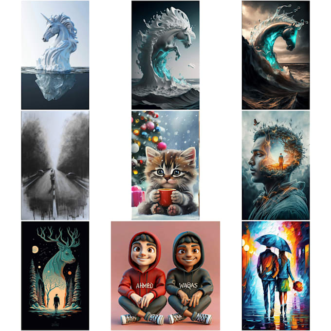 Create quick custom ai art using midjourney advanced by Aiwithahmed ...