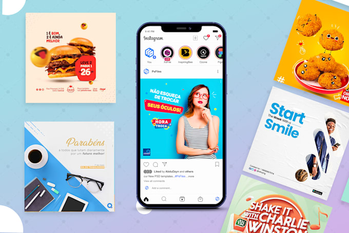 Design unique professional instagram posts and instagram ads by ...