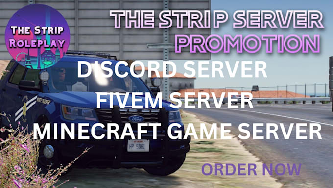 Promotion-server discord, fivem-server-promotion, minecraft-spieleserver