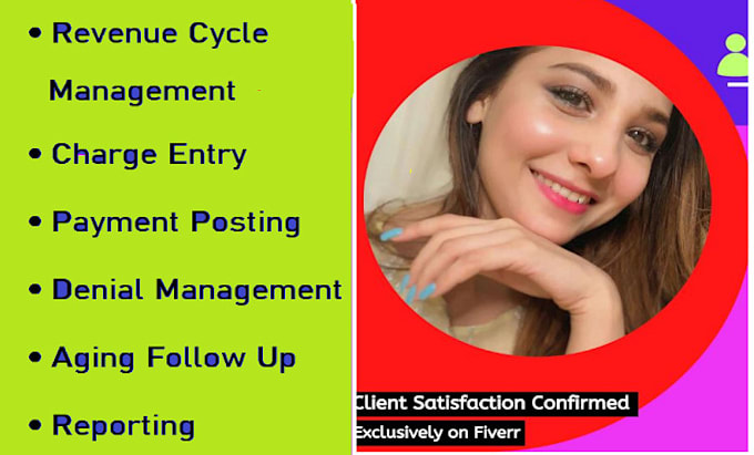 Do medical billing charge entry submission payment posting and denial management by Rafm476 | Fiverr