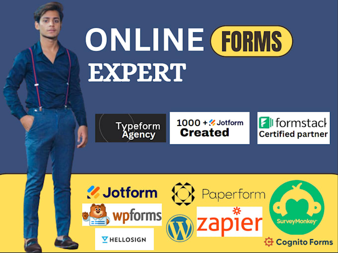 Do an online smart and responsive form using jotform and type form by Alyrao75 | Fiverr