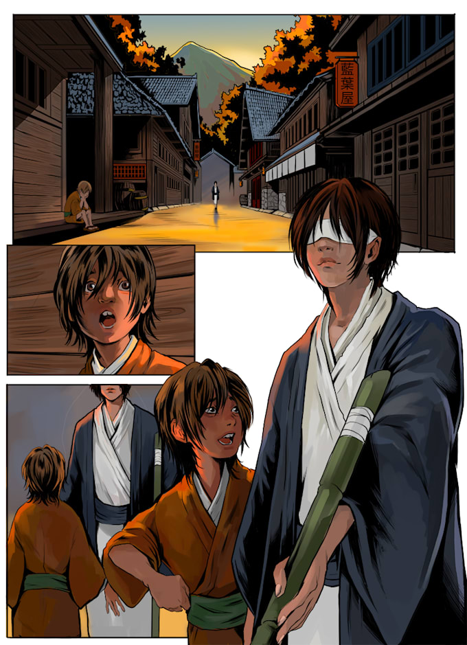 Draw your comic book or graphic novel by Lucyshaw159 | Fiverr