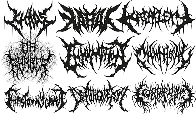 Death metal logo, metalcore,deathcore, for band, brands, clothing by ...