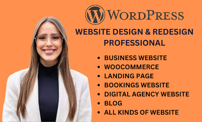 Design wordpress website design woocomerce wordpress website by Oliviawebpro1 | Fiverr