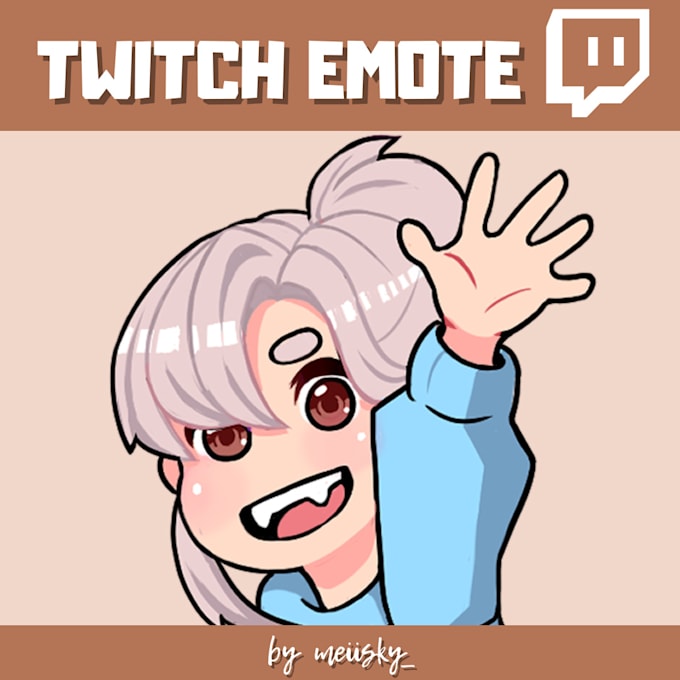 Create custom twitch emotes by Meiisky | Fiverr