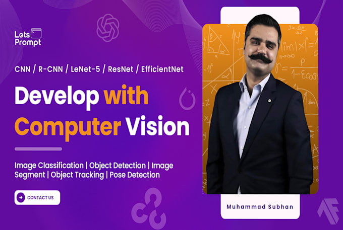 Build computer vision, gan, cnn, rnn, and yolo solutions by Letsprompt_ | Fiverr