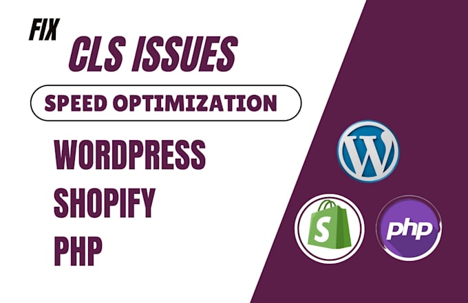 Fix cls visual stability issues of shopify, php and wordpress by Imran_canva | Fiverr