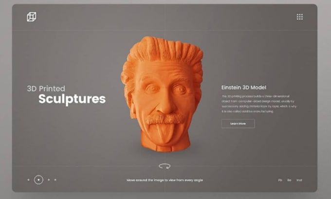 Design 3d webflow website redesign figma to webflow website animation ...