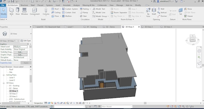Do 3d bim modeling in revit by Sam_engineer | Fiverr