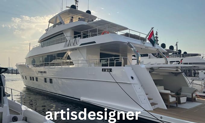 3d yacht modelling, 3d yacht design, 3d boat animation, 3d rendering by ...