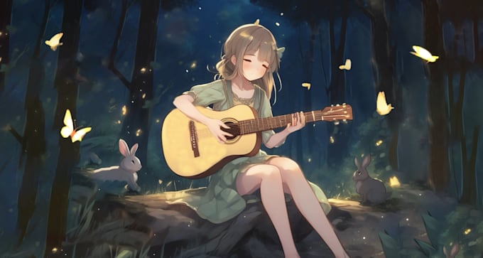 Create lofi loop animation, gif animation, relaxation video by ...