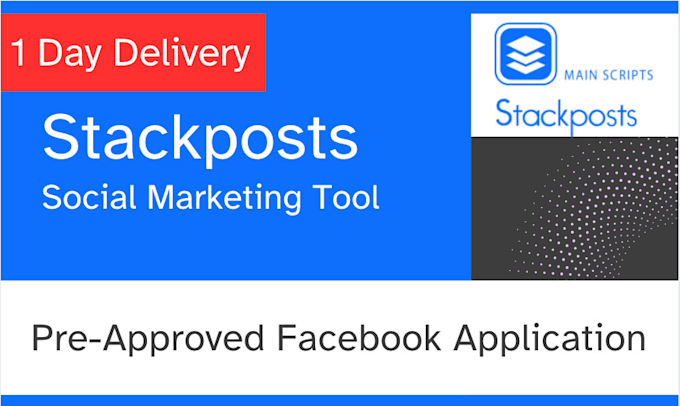 Provide pre approved facebook app for stackposts by Amandeep_kk | Fiverr
